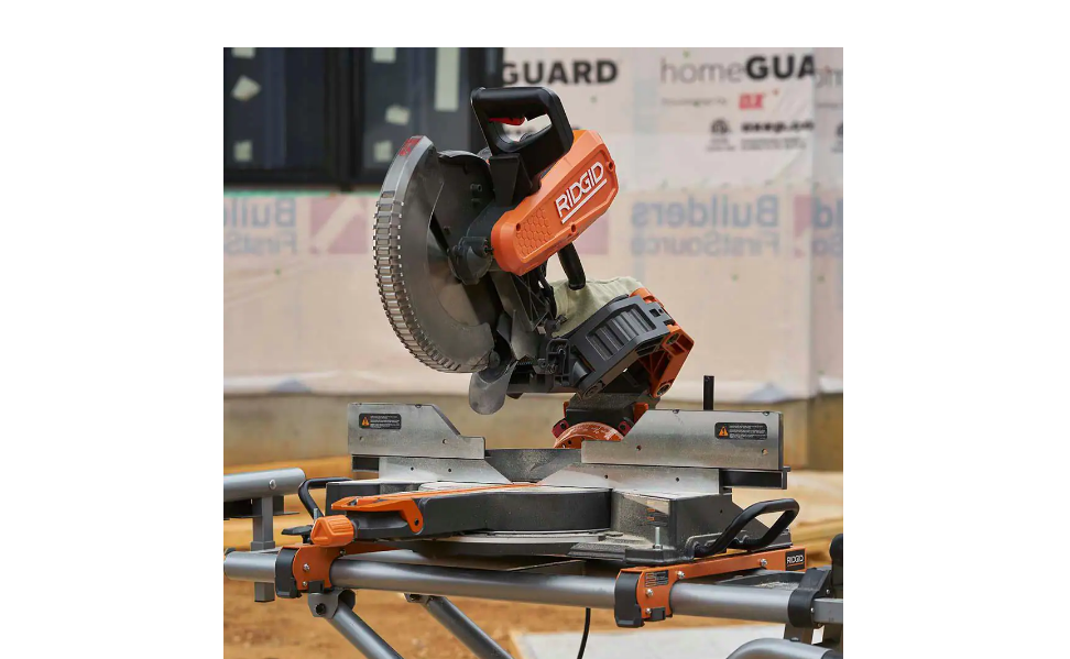 RIDGID Miter Saw R4251 12 In. Dual Bevel Sliding | BigEasyMart.com