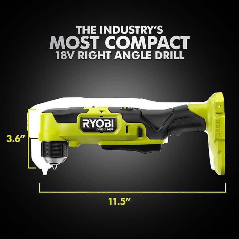 RYOBI PSBRA02B ONE+ HP 18V Brushless Cordless Compact 3/8 In. Right ...