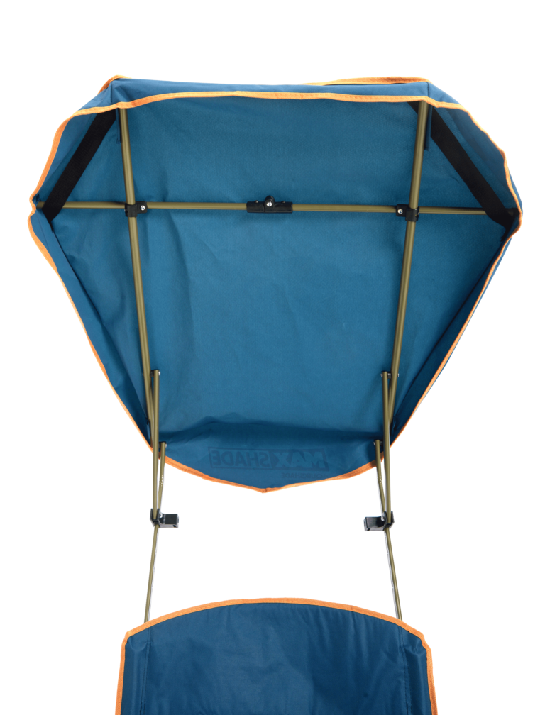 Quik Chair Max Shade Folding Chair, Navy, Lawn Chairs, Lounge Chairs ...