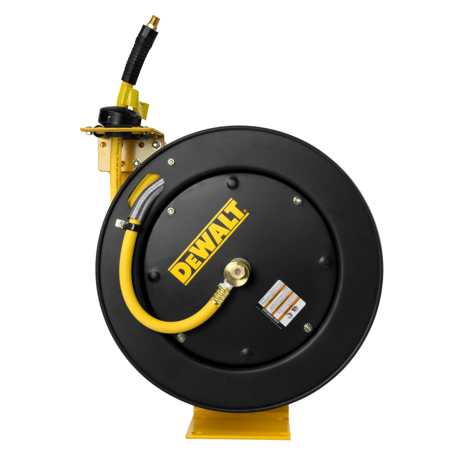 DEWALT 3/8 In. X 50 Ft. Single Arm Auto Retracting Air Hose Reel ...