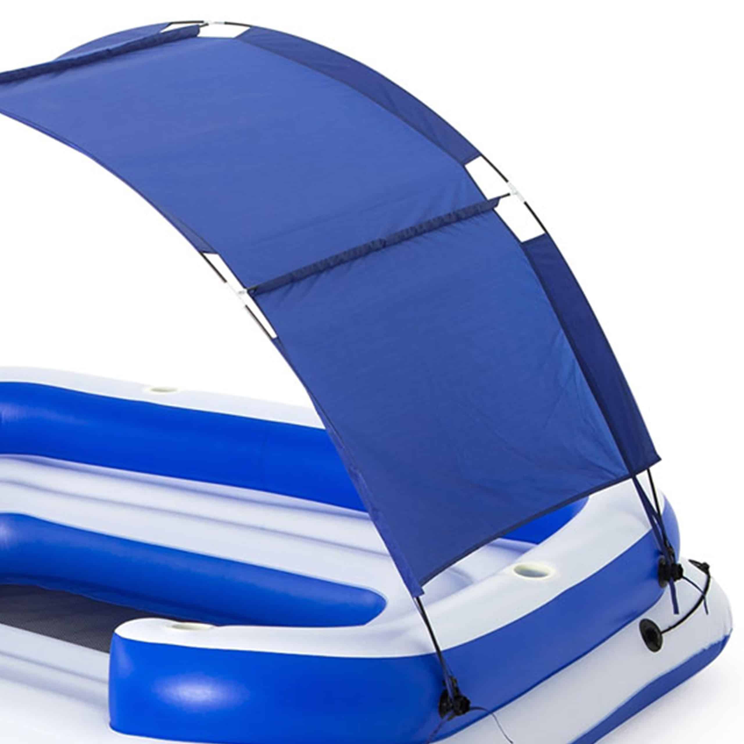 Bestway Hydro-Force Tropical Breeze 6-Person Inflatable Party Island ...