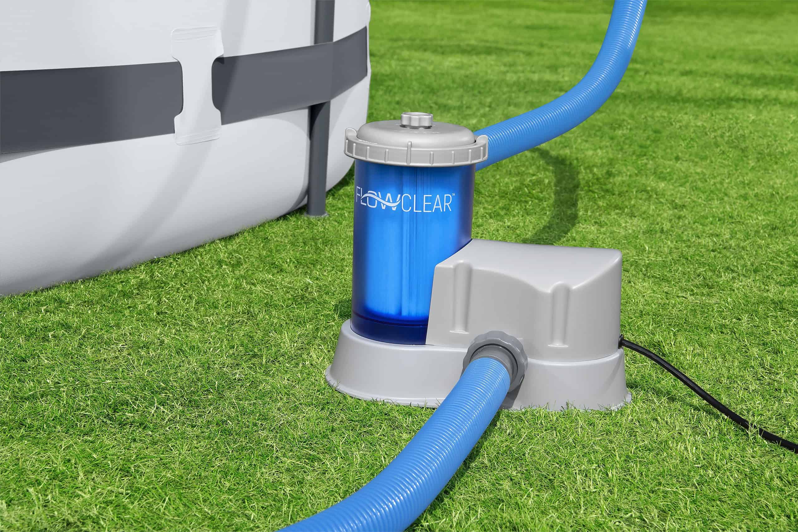 Flowclear 1500 Gal. Transparent Filter Above-Ground Pool Pump ...