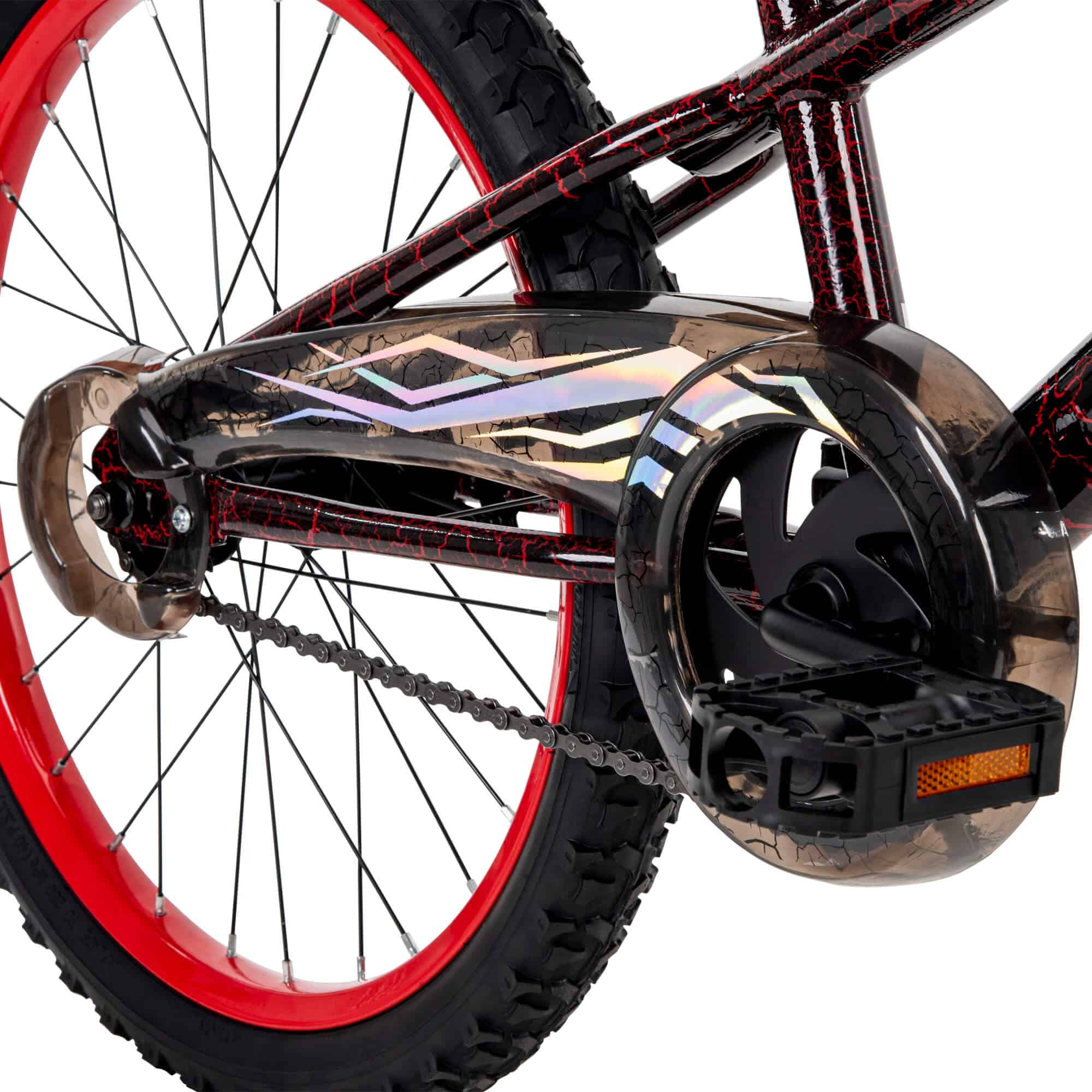 Huffy Kyro 20" BMX-Style Boys Bike For Kids, Red / Black Crackle ...