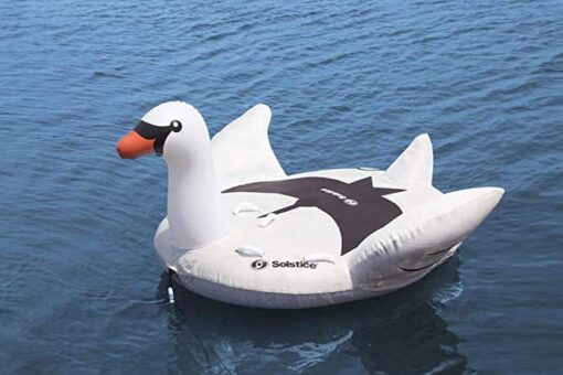 Solstice Swan Waterskiing Towable Inflatable Raft, 1-2 Persons ...