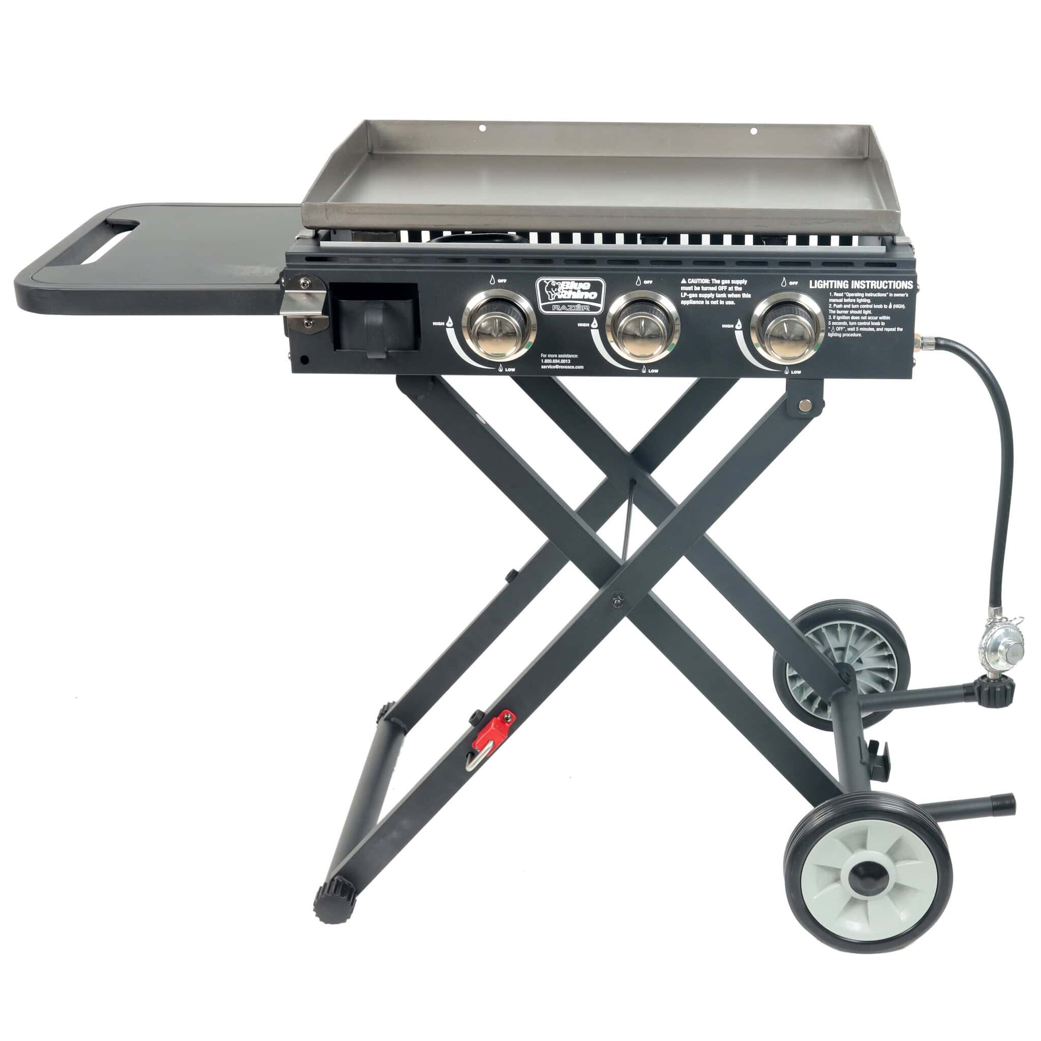 Blue Rhino 3-Burner Liquid Propane Flat Top Grill | BigEasyMart.com