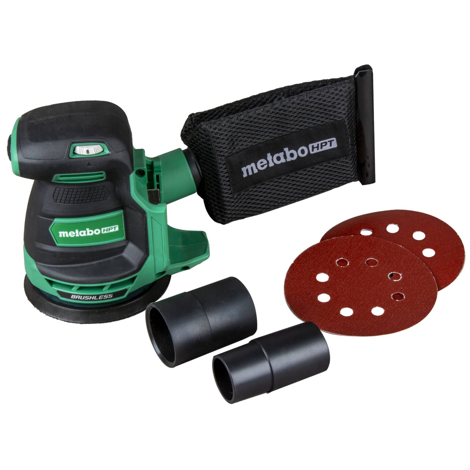 Metabo HPT 18-Volt-Amp Brushless Cordless Random Orbital Sander With ...