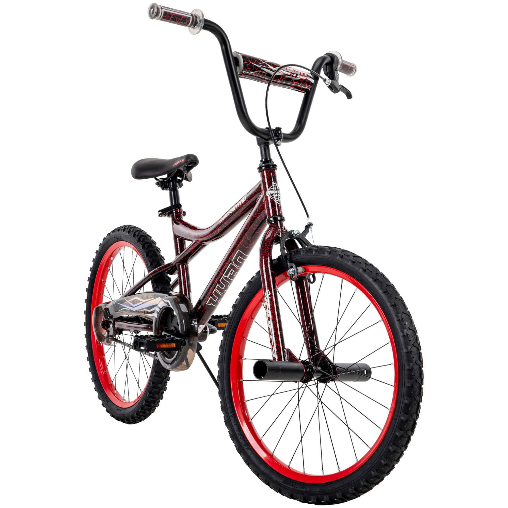 Huffy Kyro 20" BMX-Style Boys Bike For Kids, Red / Black Crackle ...