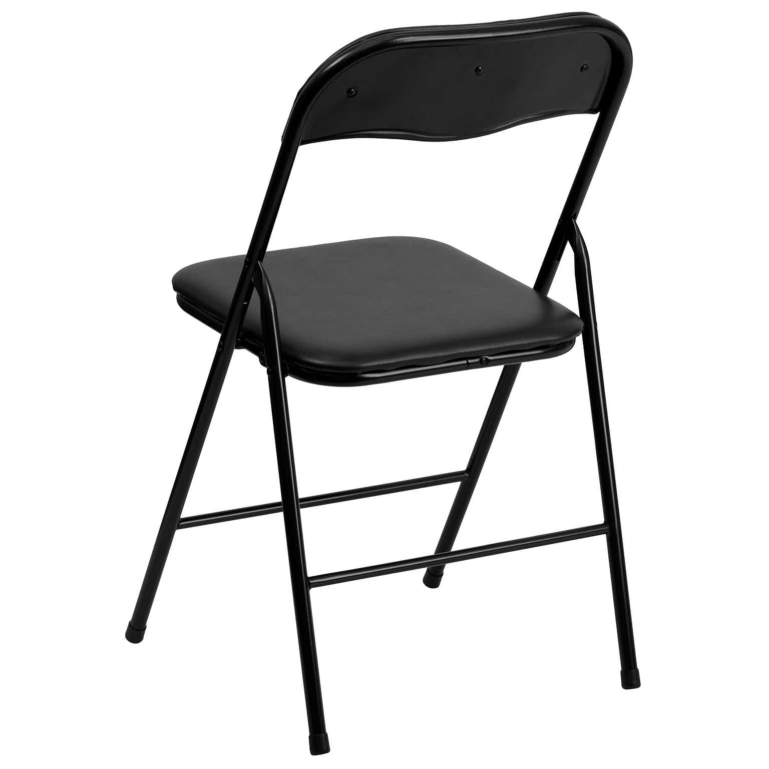 Flash Furniture 5 Piece Black Folding Card Table And Chair Set ...