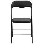 Flash Furniture 5 Piece Black Folding Card Table And Chair Set ...