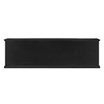 Welwick Designs 80 In. Black Transitional Wood And Glass-Door TV Stand ...