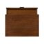 Linon Home Decor William Brown Ash Veneer 4 Drawer Chest With Bronze ...