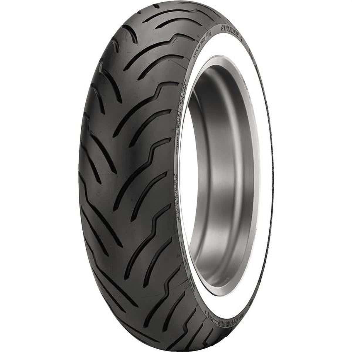 MT90B-16 Dunlop American Elite Wide White Wall Rear Tire | BigEasyMart.com