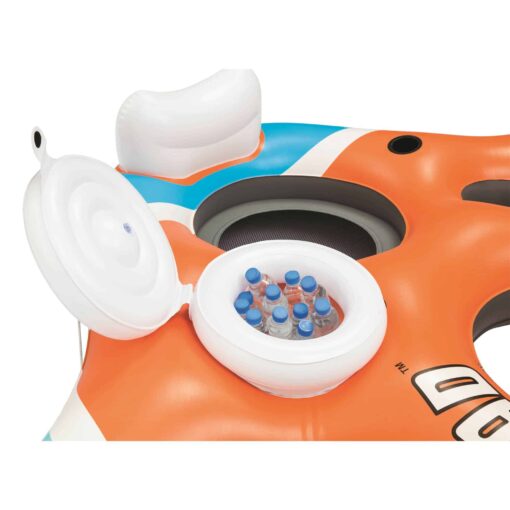 Bestway 43115E 101 Inch Rapid Rider 4 Person Floating Island Raft W ...