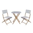 StyleWell 3-Piece Wicker Outdoor Patio Folding Bistro Set | BigEasyMart.com