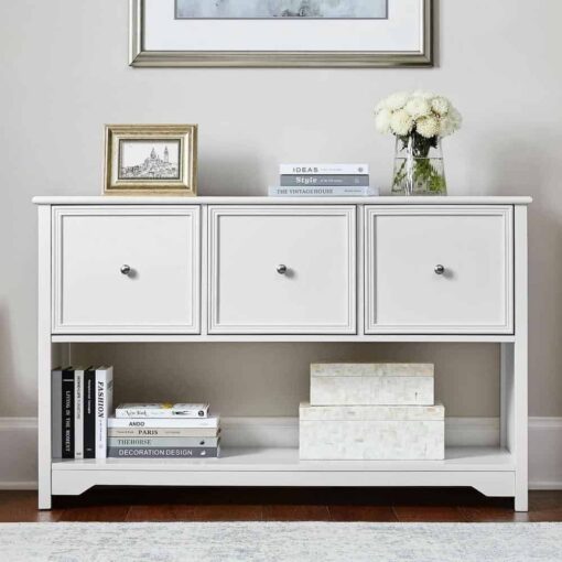 Home Decorators Collection Bradstone 3 Drawer White Lateral File ...