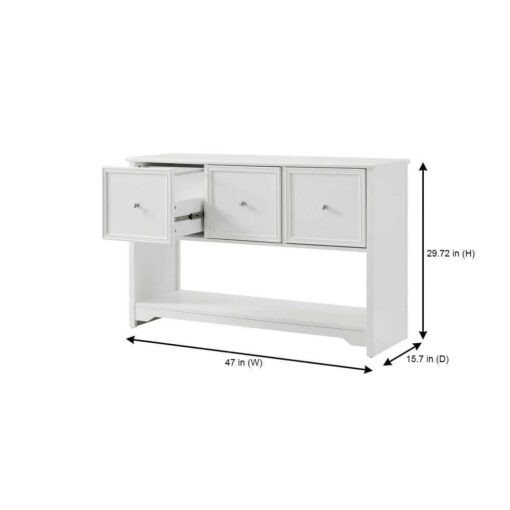 Home Decorators Collection Bradstone 3 Drawer White Lateral File ...