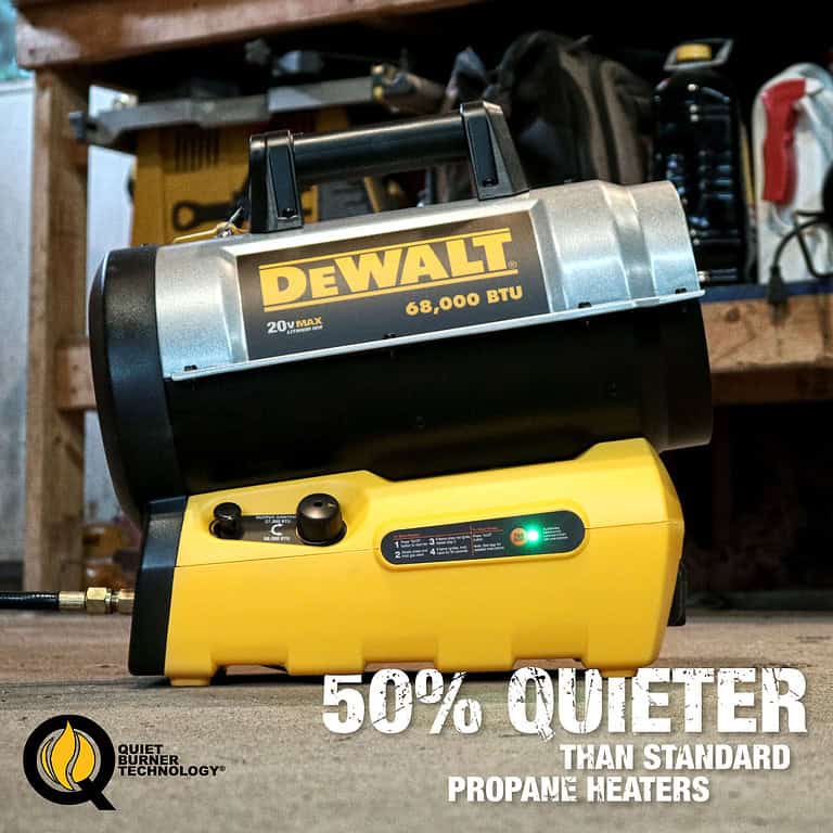DEWALT Forced Air Propane 68000-BTU Outdoor Portable Forced Air Propane ...