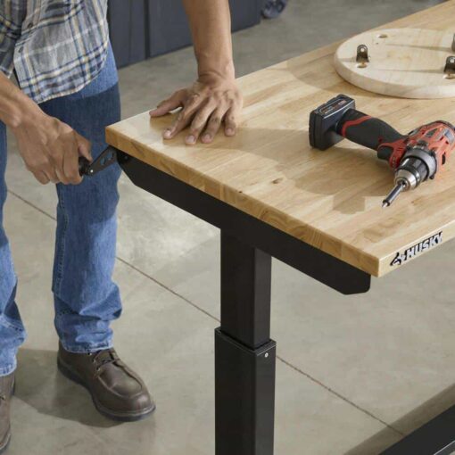 Husky HOLT72XDB11 72 In. Adjustable Height Work Table | BigEasyMart.com