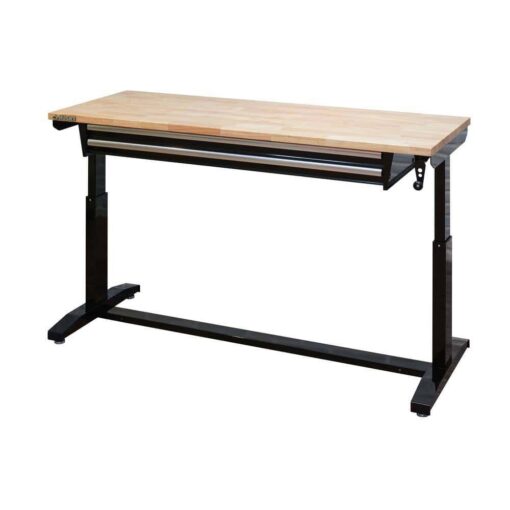 Husky HOTL6202B12 62 In. Adjustable Height Workbench Table With 2 ...