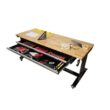 Husky HOTL6202B12 62 In. Adjustable Height Workbench Table With 2 ...