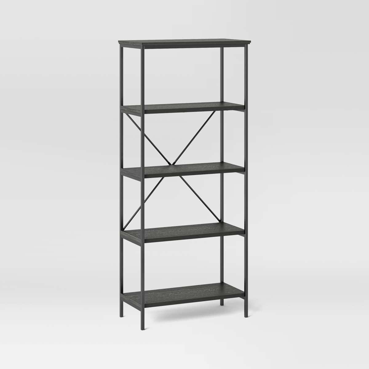 Threshold 72" Ketton 5 Shelf Bookcase | BigEasyMart.com