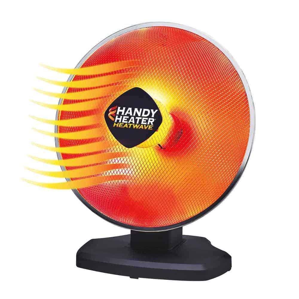 HANDY HEATER 1200-Watt Oscillating Parabolic Heater | BigEasyMart.com