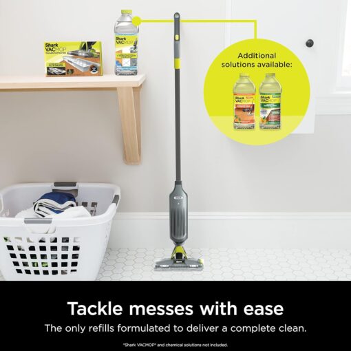 Shark VM252 VACMOP Pro Cordless Hard Floor Vacuum Mop With LED ...