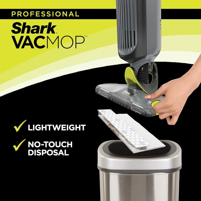 Shark VM252 VACMOP Pro Cordless Hard Floor Vacuum Mop With LED ...