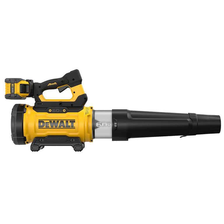 DEWALT FLEXVOLT 60V MAX 157 MPH 760 CFM Brushless Cordless Battery Powered Blower Kit With (1 ...