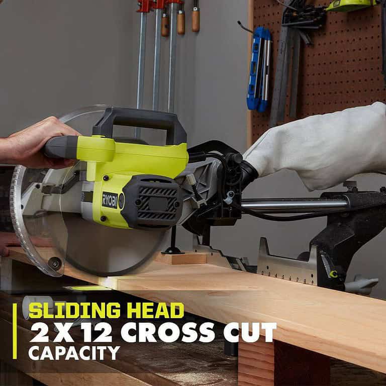 RYOBI TSS103-RMS10G 15 Amp Corded 10 In. Sliding Miter Saw With LED ...