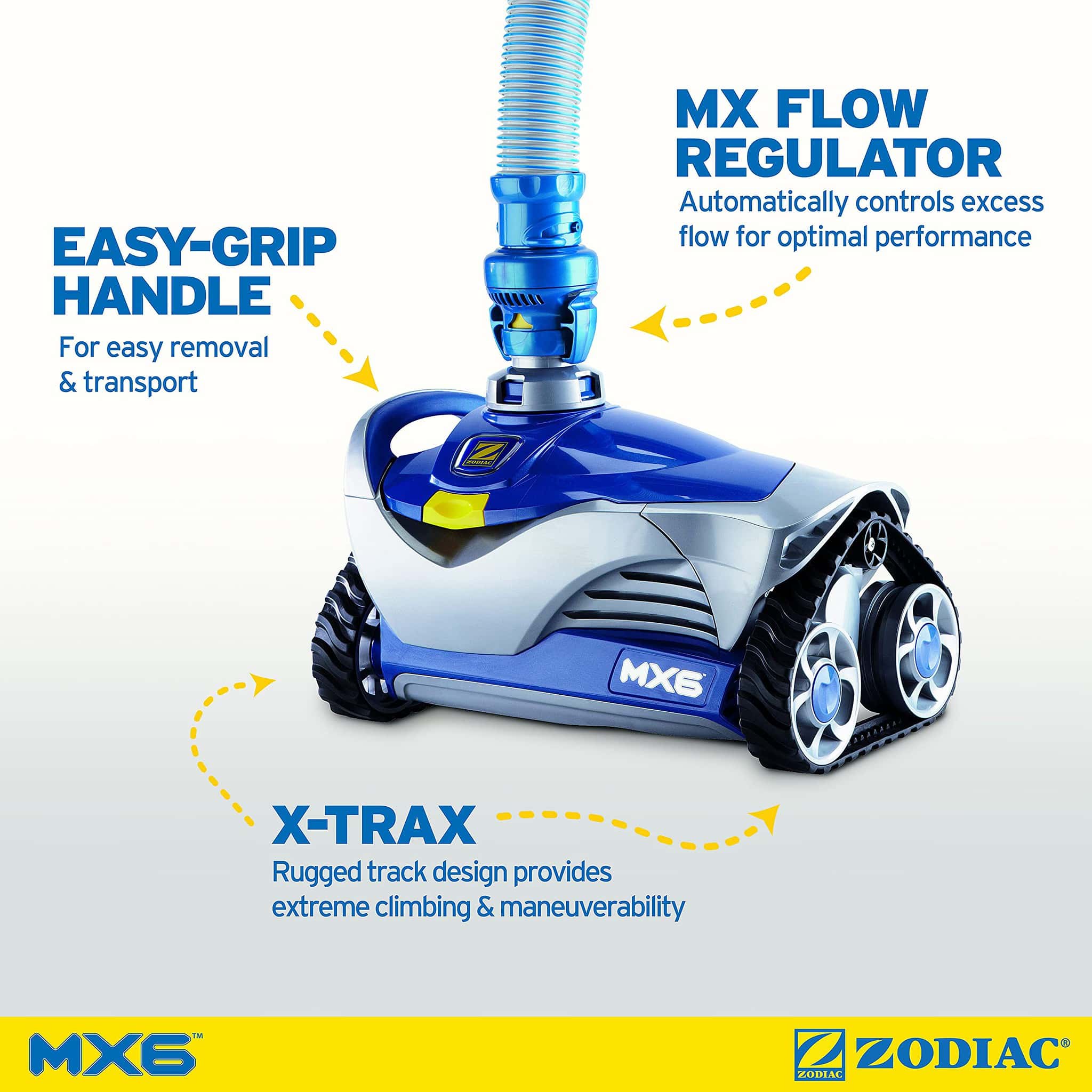 Zodiac Mx6 Automatic Suction Side Pool Cleaner Vacuum For In Ground Pools