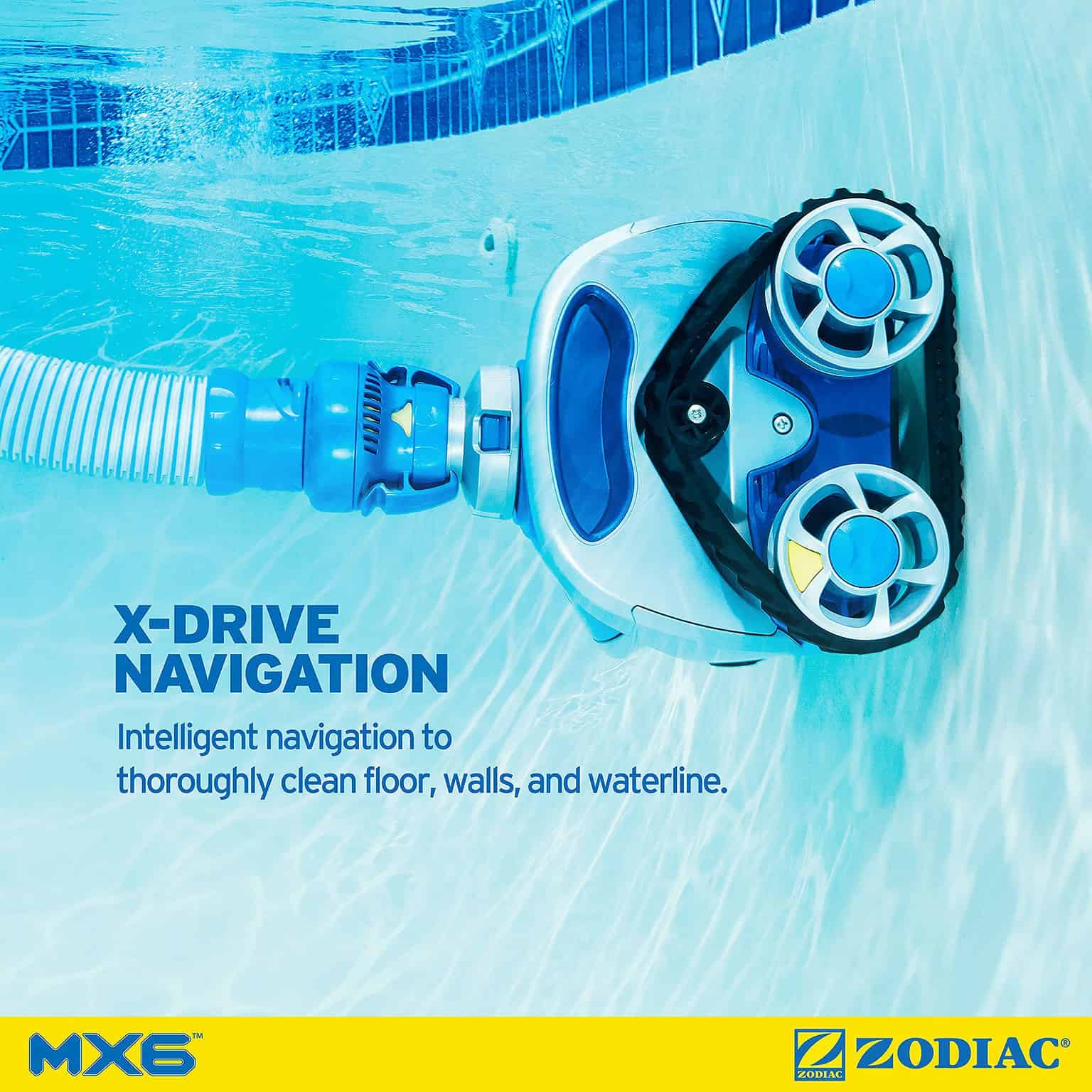 Zodiac MX6 Automatic Suction-Side Pool Cleaner Vacuum For In-ground ...