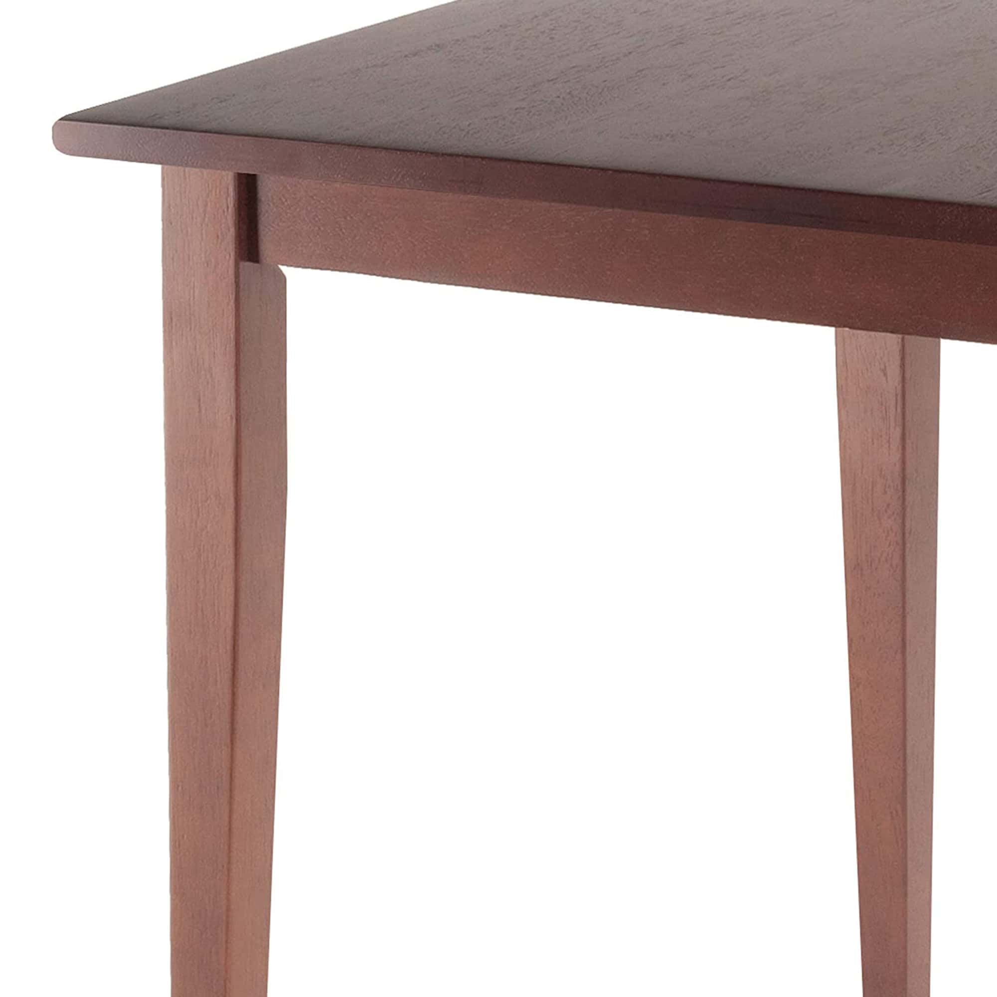 Winsome Wood Groveland Square Dining Table, Walnut Finish | BigEasyMart.com Winsome Wood Groveland Square Dining Table, Walnut Finish | BigEasyMart.com