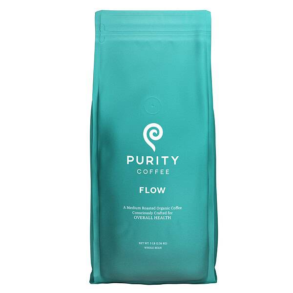 Purity Coffee FLOW Medium Roast Organic Coffee - USDA Certified Organic ...