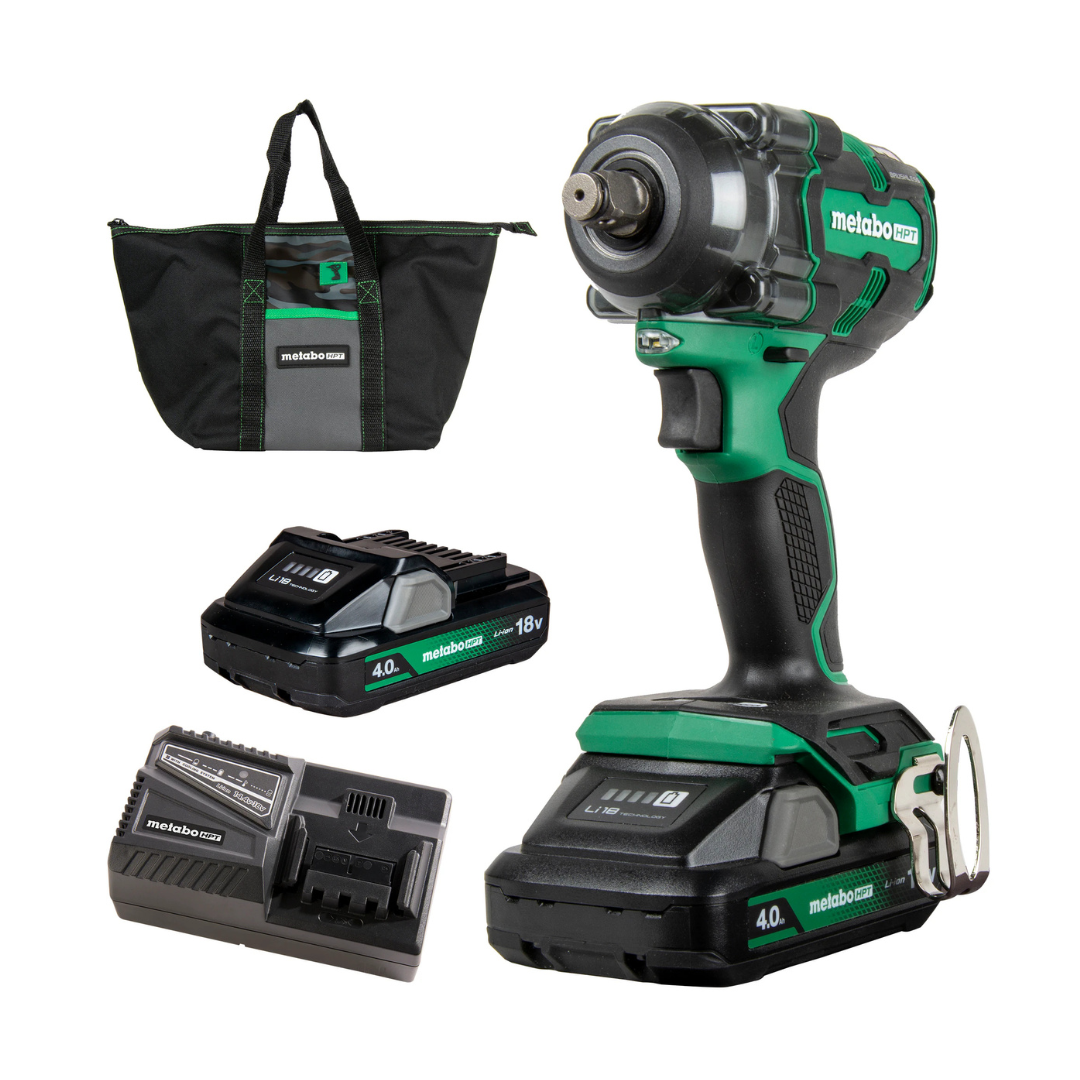 Metabo HPT 18-volt Variable 1/2-in Square Drive Cordless Impact Wrench ...