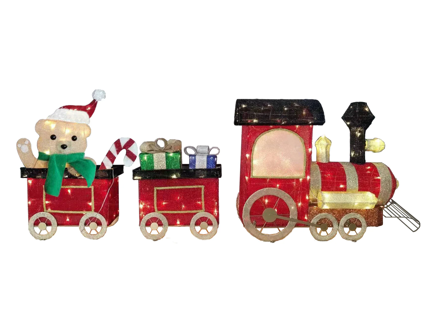 Holiday Living 6.5-ft LED Train With Gifts Decoration | BigEasyMart.com
