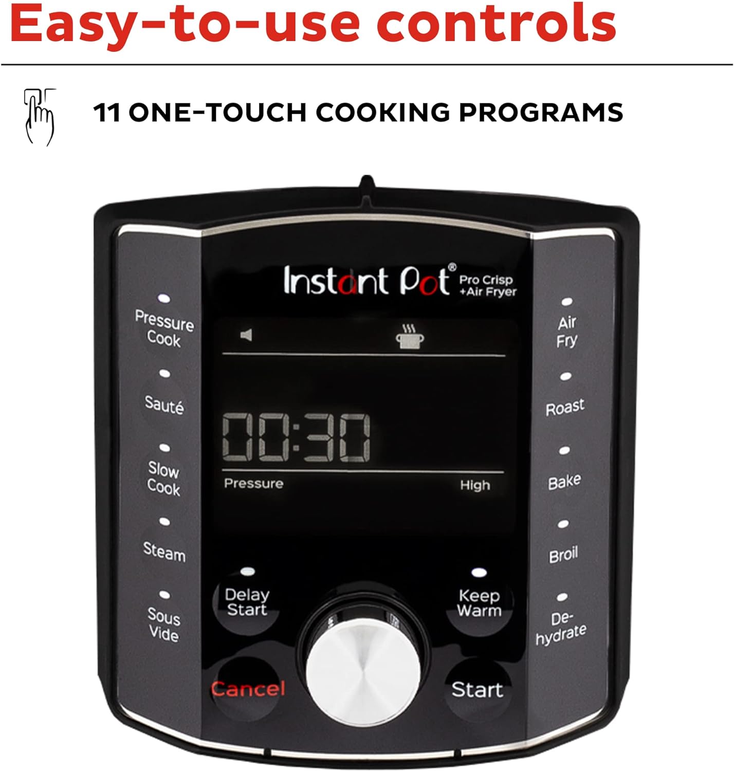 Instant Pot Pro Crisp 11-in-1 Air Fryer And Electric Pressure Cooker ...