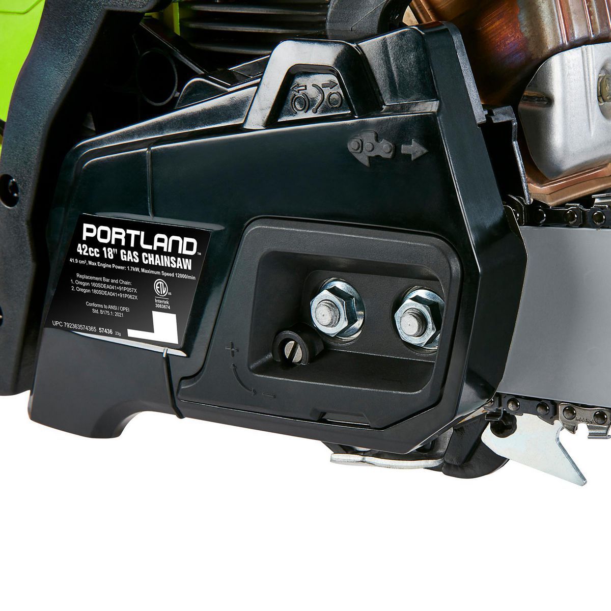PORTLAND 42cc, 18 In. Gas-Powered Chainsaw | BigEasyMart.com