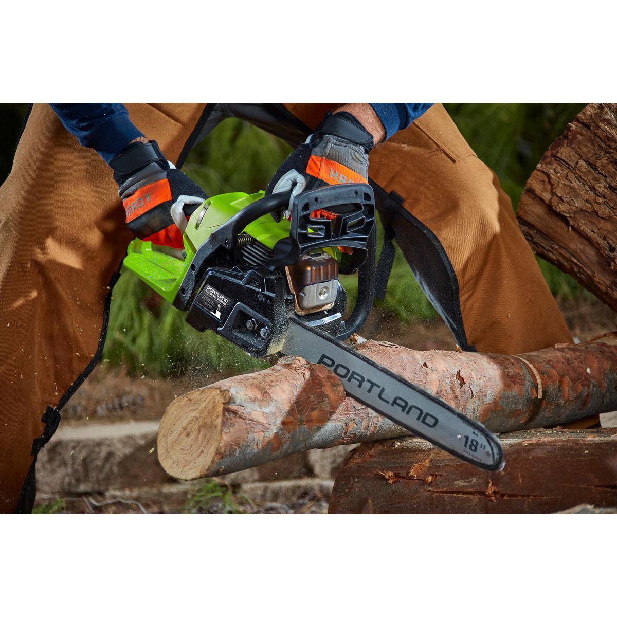 PORTLAND 42cc, 18 In. Gas-Powered Chainsaw | BigEasyMart.com