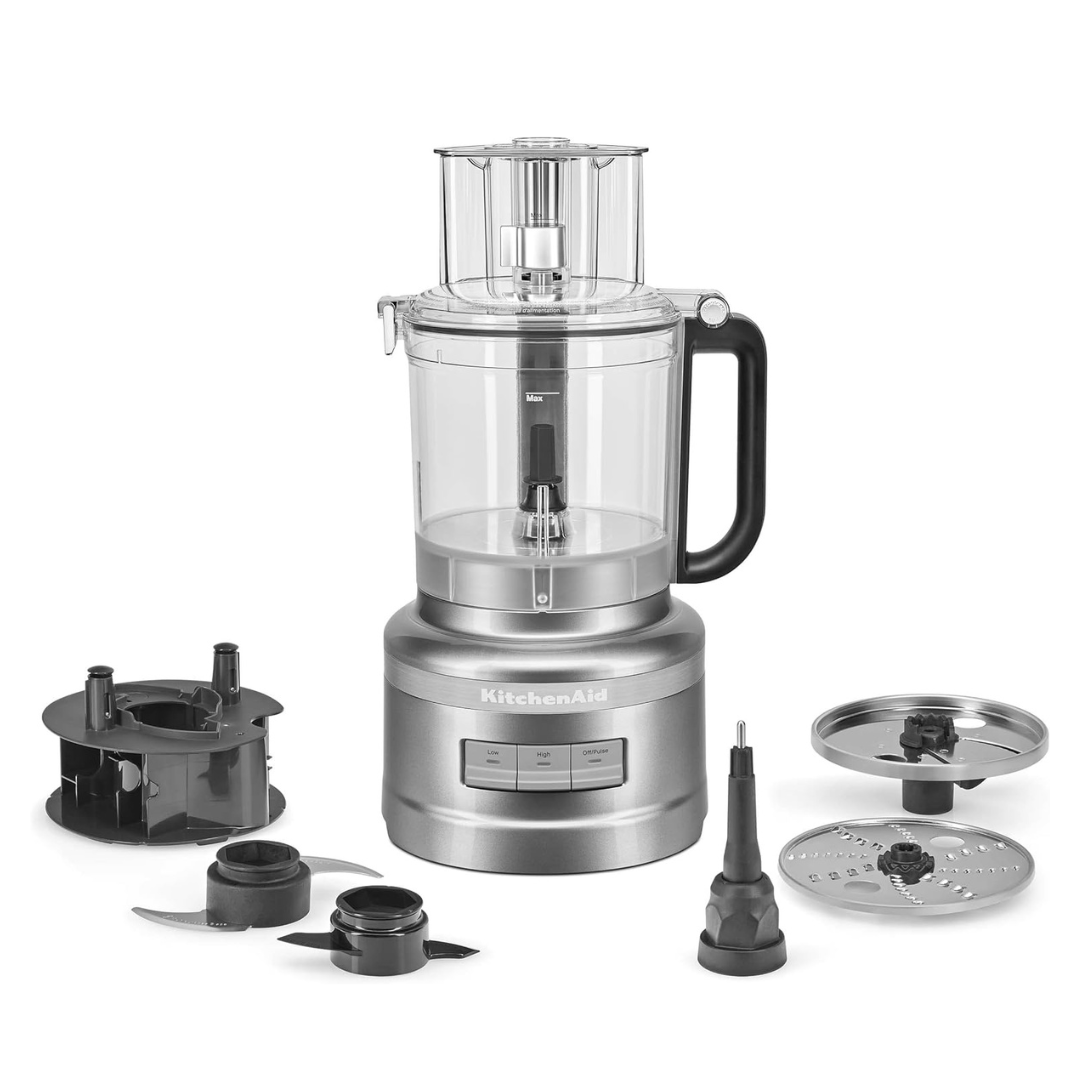 KitchenAid 13-Cup Food Processor, Contour Silver | BigEasyMart.com