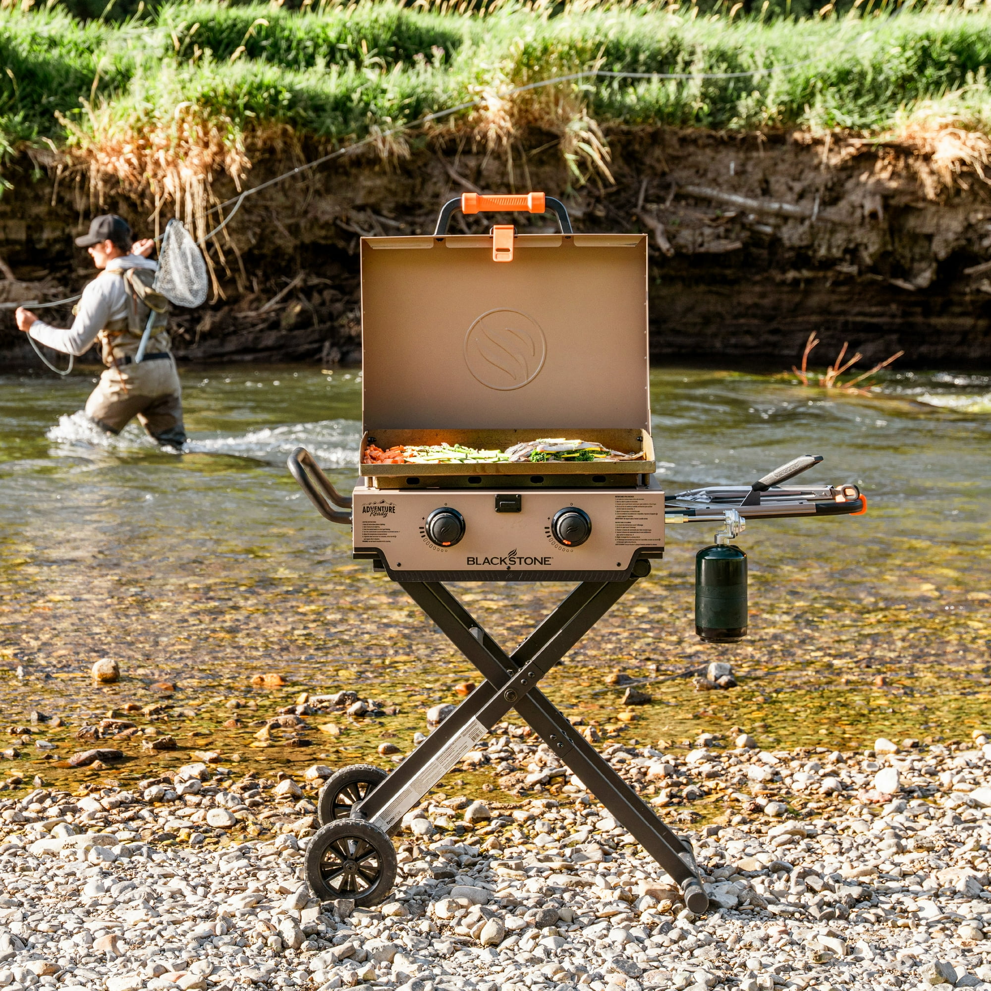 Blackstone Adventure Ready 2-Burner 22" Propane Omnivore Griddle With ...
