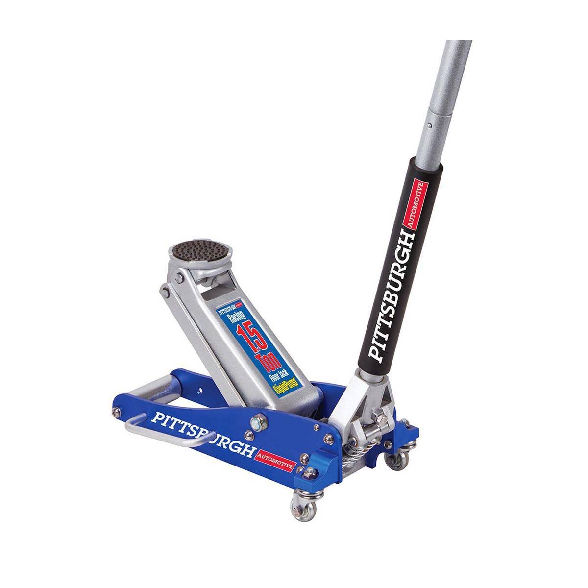 PITTSBURGH 1.5 Ton Low-Profile Aluminum Racing Floor Jack With RAPID ...