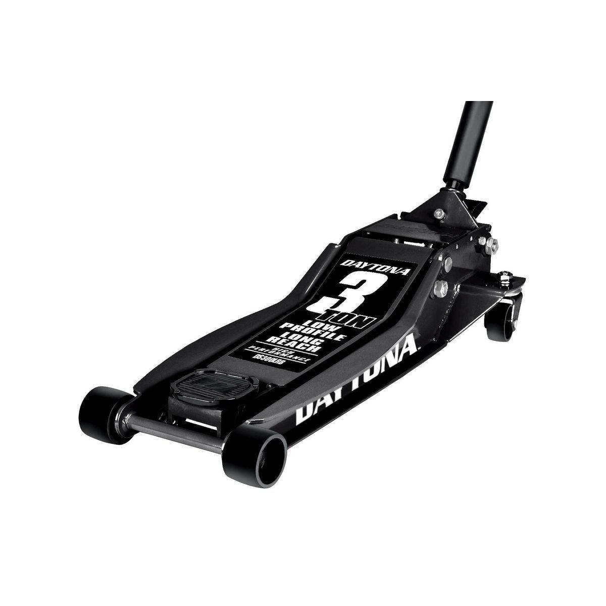 DAYTONA 3 Ton Long-Reach Low-Profile Professional Floor Jack With RAPID ...