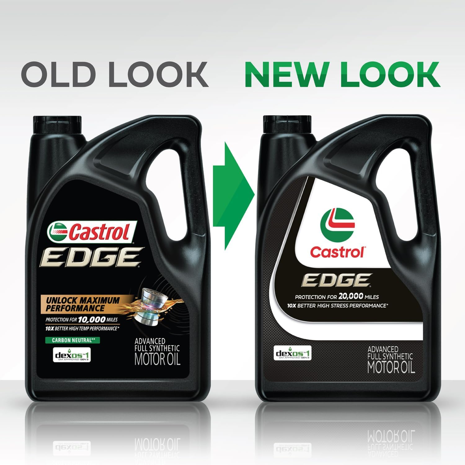 Castrol EDGE 0W-20 Advanced Full Synthetic Motor Oil, 5 Quarts, Pack Of ...