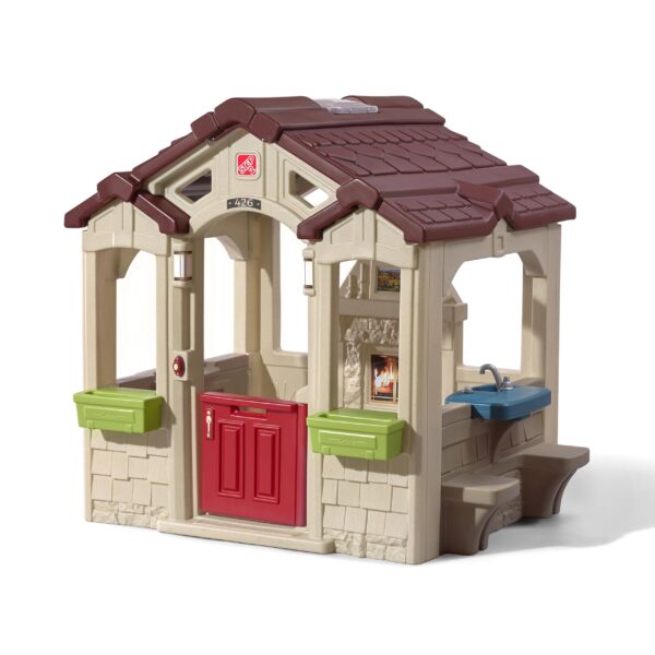Step2 Charming Cottage Kids Playhouse, Indoor/Outdoor Playset ...