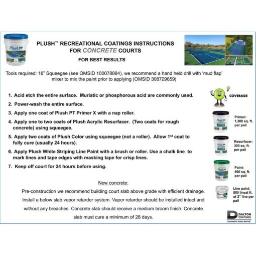 Plush 5 Gal. Tournament Green Recreational Surface Coating ...