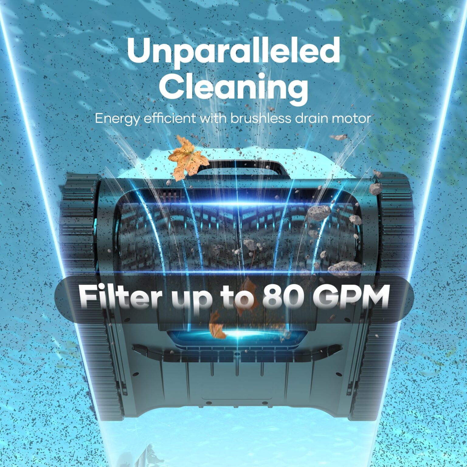 Aiper Scuba N1 Cordless 6.1-in Robotic Pool Vacuum | BigEasyMart.com