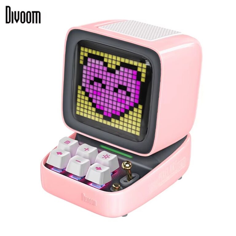 Divoom Ditoo-Pro Retro Pixel Art Bluetooth Speaker With LED Display ...
