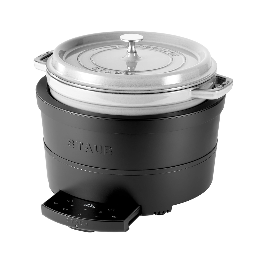 Staub Precision Induction Multi Cooker: Braise, Brown, Steam, Slow Cook ...