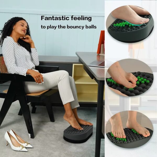 Under Desk Foot Rest – Soft Silicone Office Foot Stool For Home And ...